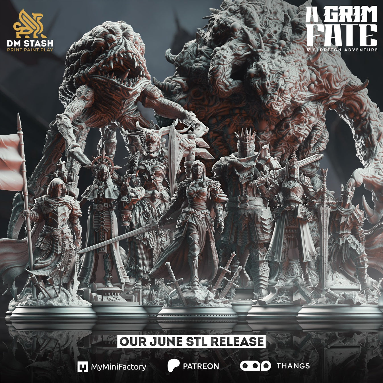 A Grim Fate Starter Set | DnD Miniatures Bundle – IronShield Army