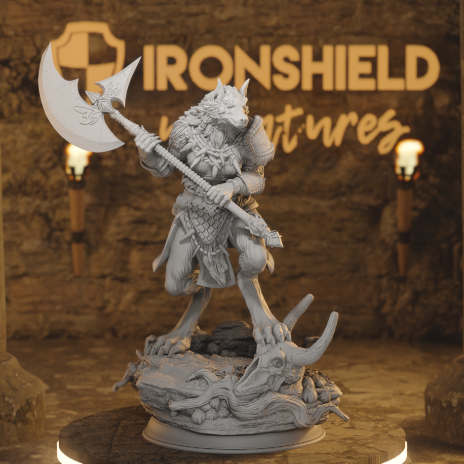 Werewolf Miniatures | 3D Printed Lycanthrope Figures for DnD ...