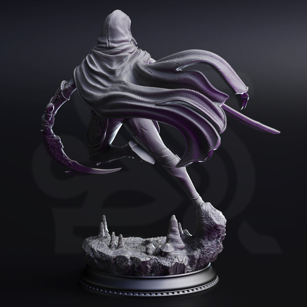 Xira – Shadowblade Drow Assassin | Fantasy RPG Miniature – IronShield Army