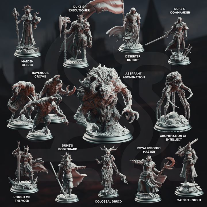 A Grim Fate - DND 5e Starter Campaign - Full Set 15 Figures + Maps + C ...